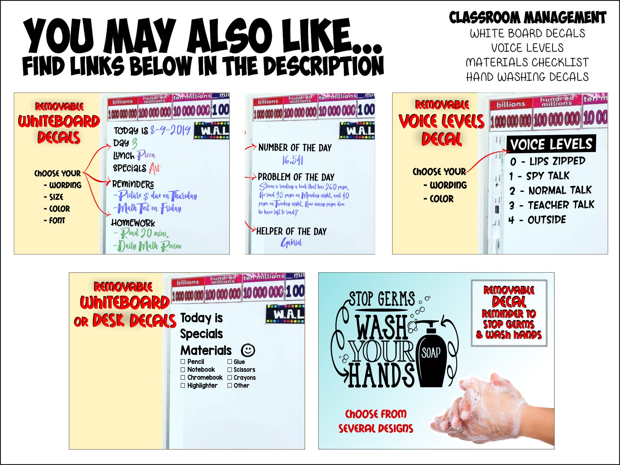 Restroom Pass Desk Cone, Classroom Management, Teacher Supplies & Gifts ...