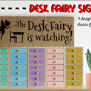 The Desk Fairy is Watching! Wall Sign, Classroom Decor - Etsy