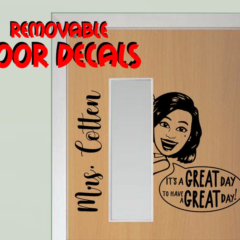 Door Vinyl Decal - Etsy