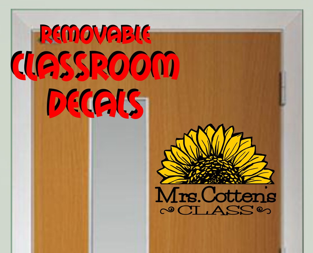 Removable Door Name Decals - Etsy