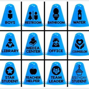 Restroom Pass Desk Cone, Classroom Management, Teacher Supplies & Gifts ...