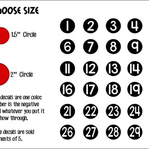 Numbered Desk Decals - Removable for Classroom - Etsy