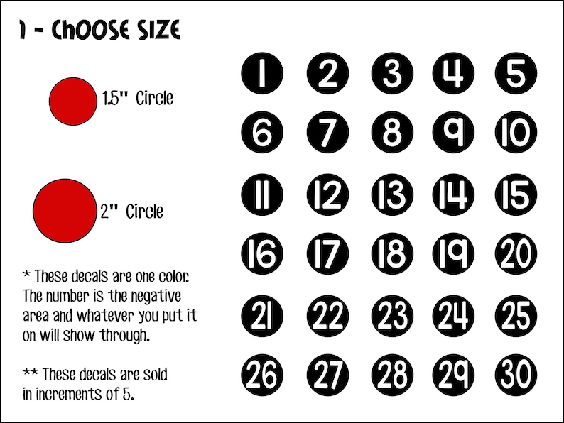 Numbered Desk Decals Removable for Classroom - Etsy