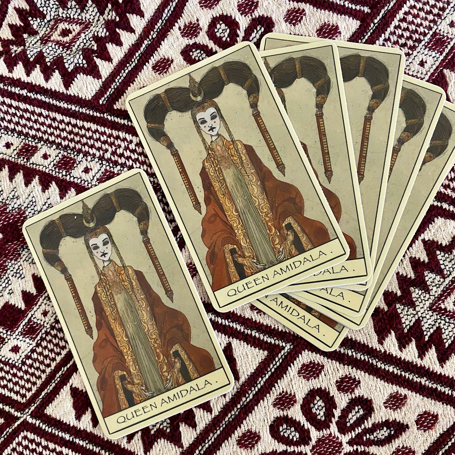 The Queen Padme Amidala Sticker Card Sticker Tarot Card - Etsy