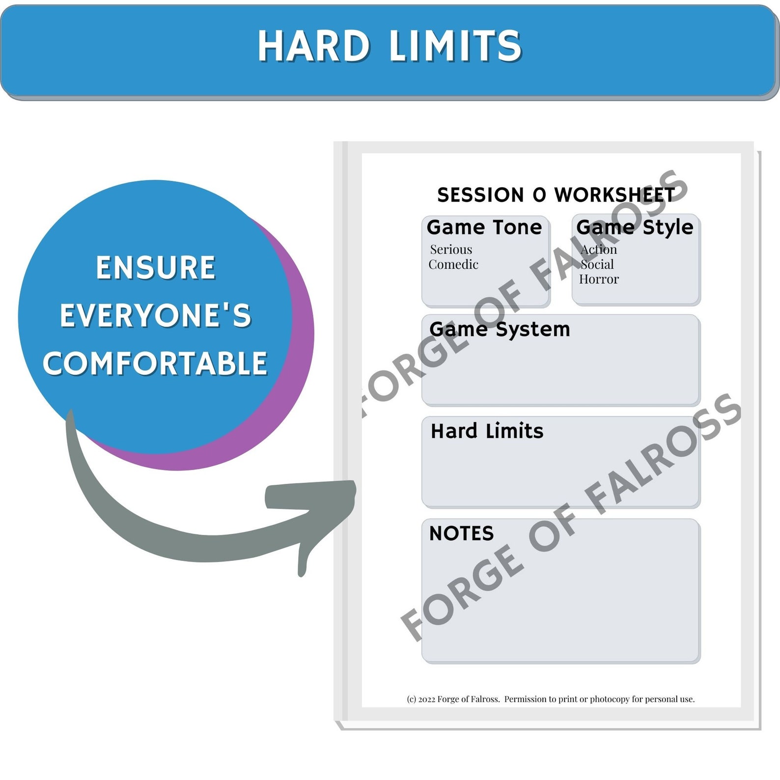 RPG Session 0 Worksheet in US Letter and A4 Sizes Digital Download - Etsy