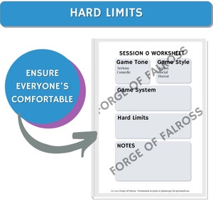 RPG Session 0 Worksheet in US Letter and A4 Sizes Digital Download - Etsy