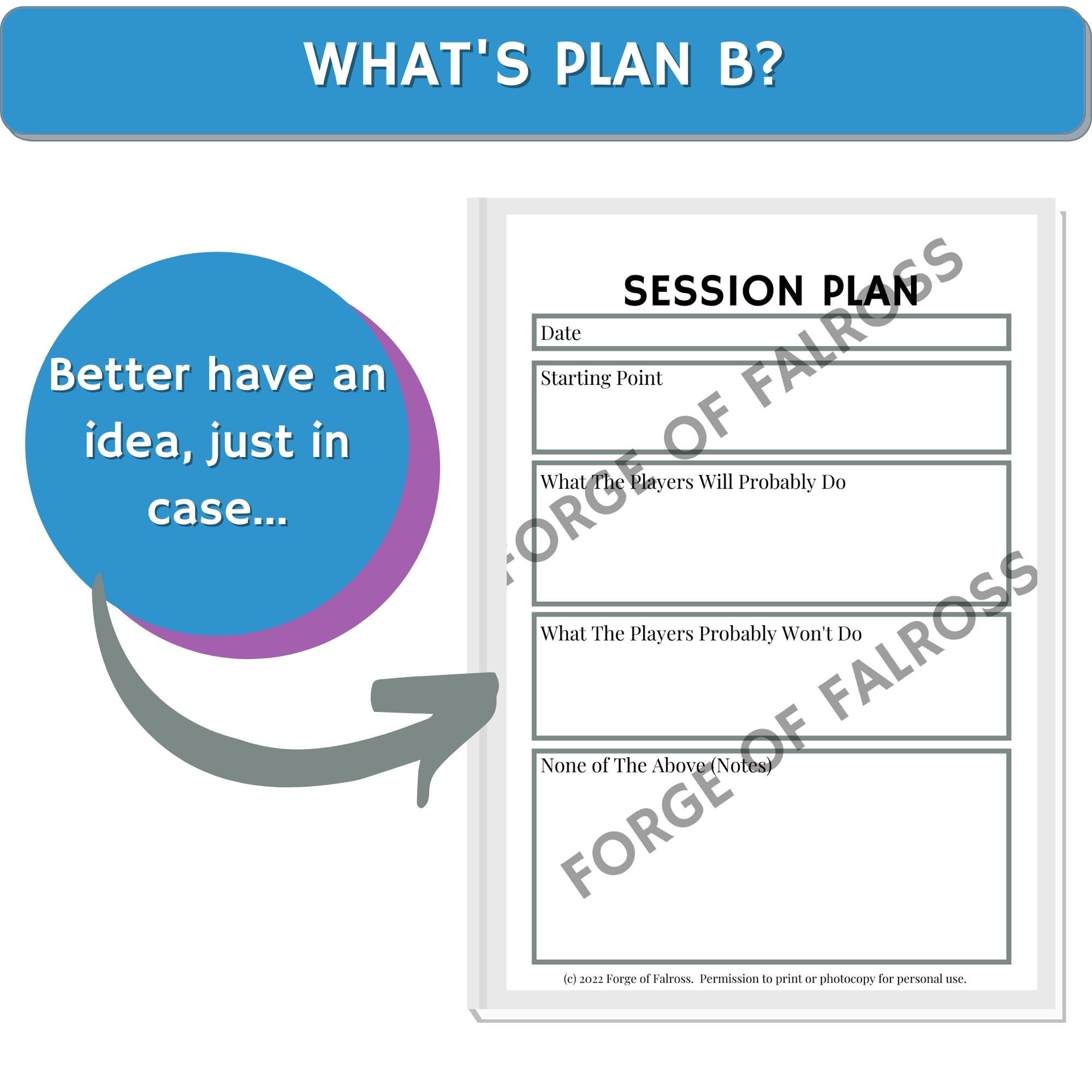 RPG Session Planning Worksheet in US Letter and A4 Sizes - Etsy