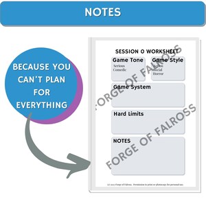 RPG Session 0 Worksheet in US Letter and A4 Sizes Digital Download - Etsy