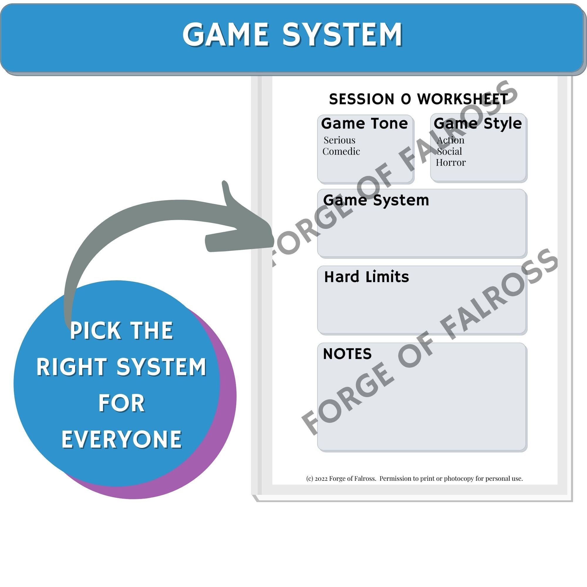 RPG Session 0 Worksheet in US Letter and A4 Sizes Digital - Etsy Canada