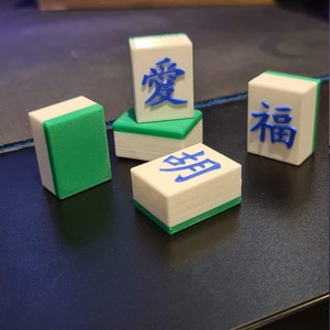 Custom Character Mahjong Tiles || for Fun Gifts, Messages, Words ...