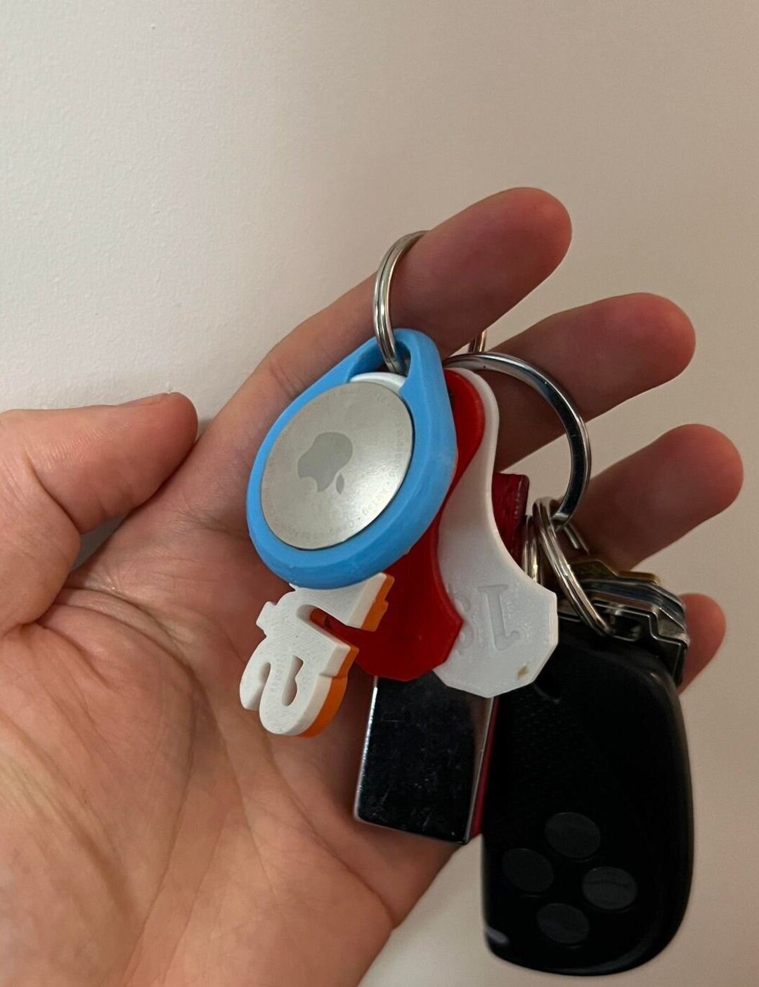 Apple Air Tag Holder Keychain - Color Options! - Etsy
