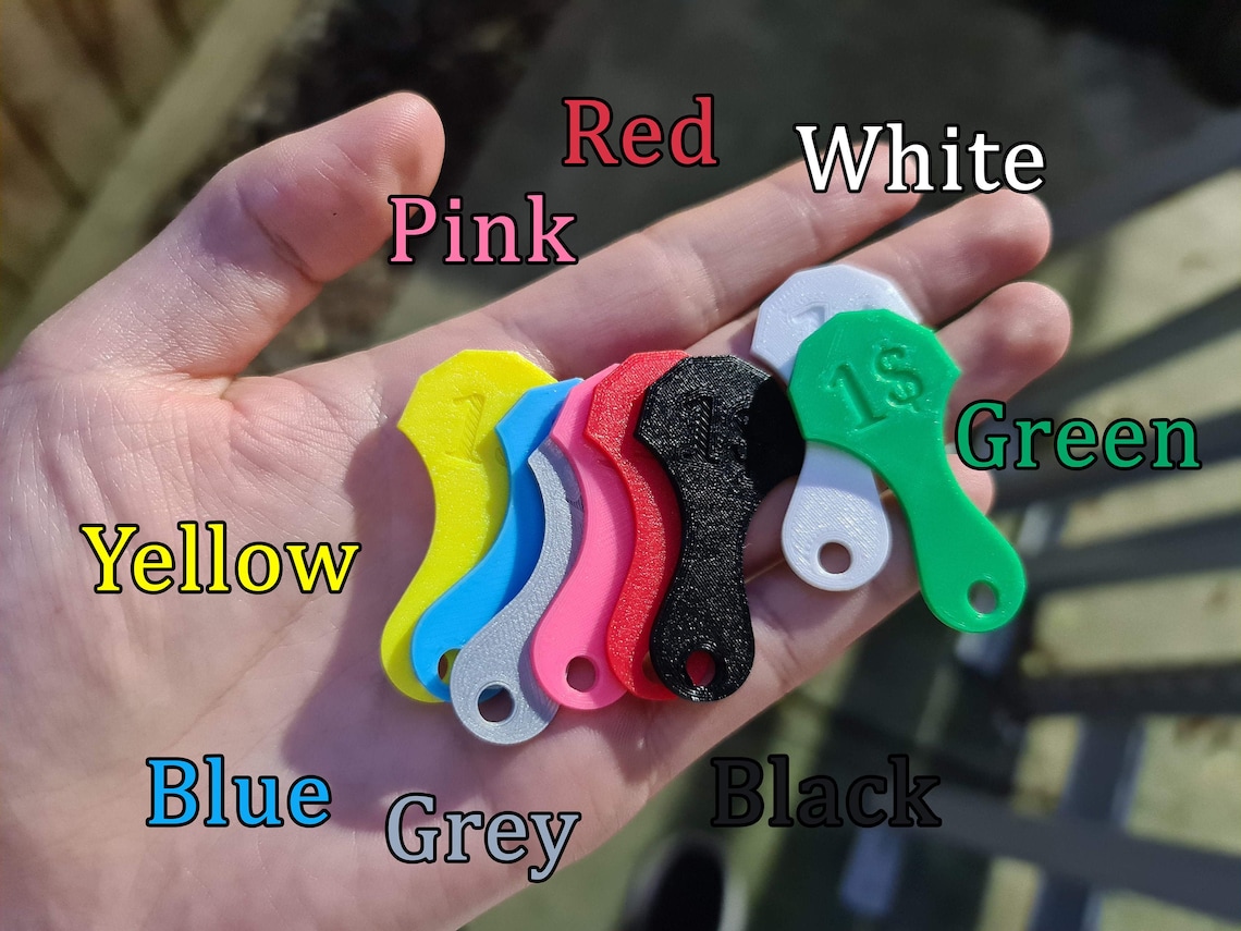 Shopping Cart Key // Loonie or Quarter Size FREE SHIPPING - Etsy