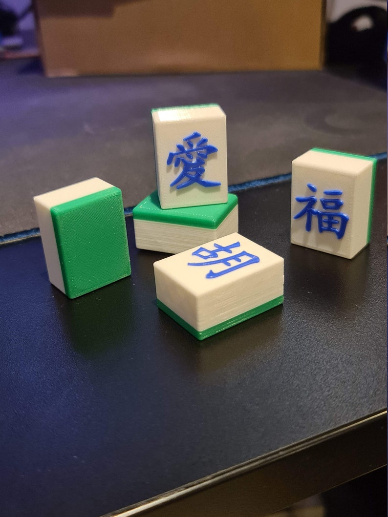 Custom Character Mahjong Tiles || for Fun Gifts, Messages, Words ...