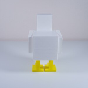 Minecraft Chicken Figure || Snap-together Pieces || - Etsy