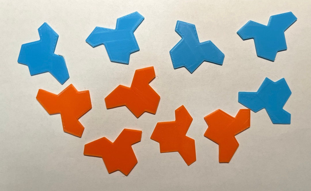 Aperiodic Einstein Tiles BUNDLE OF 5 Multiple Color - Etsy