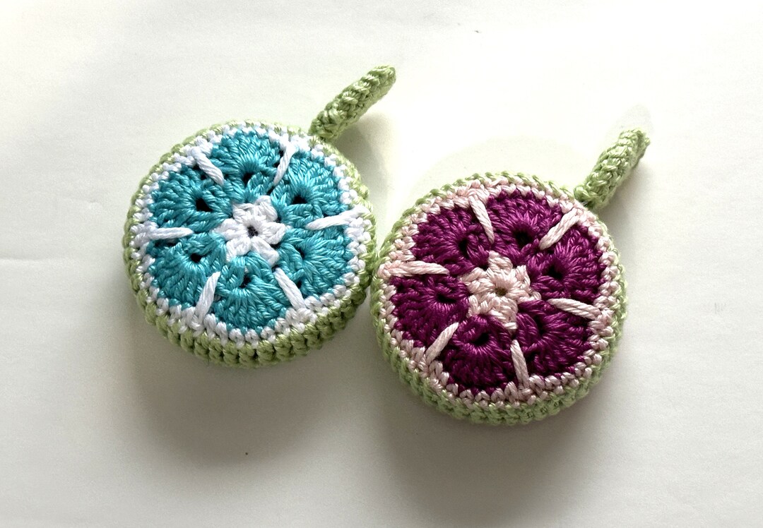 Crocheted Flower Tape Measure - Etsy
