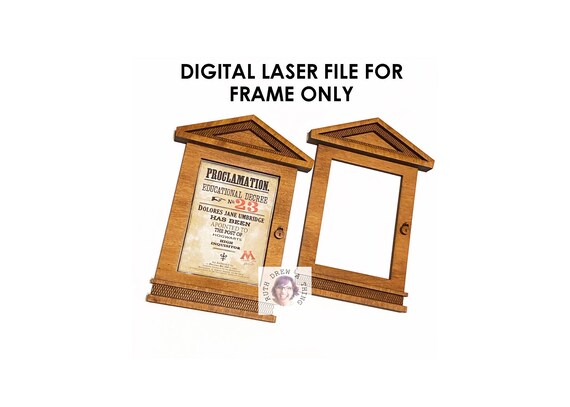 Proclamation Frame Laser File - Etsy
