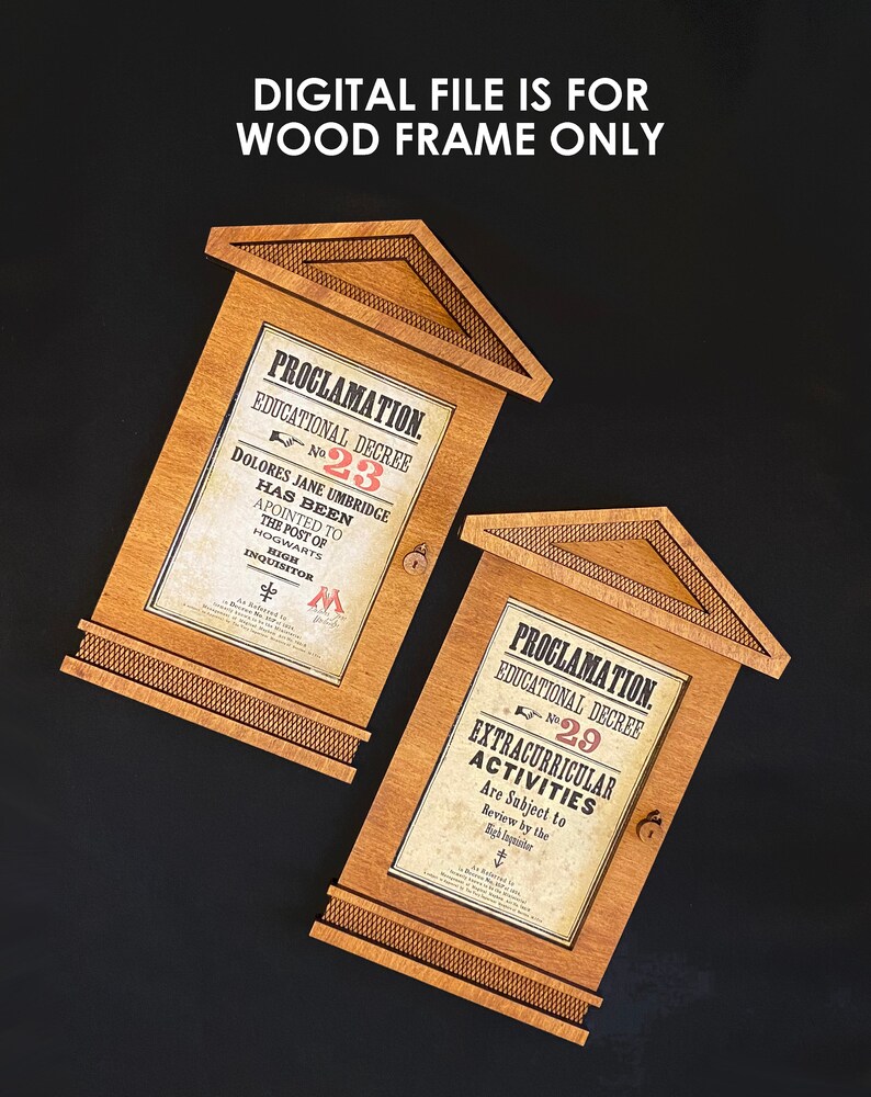 Proclamation Frame Laser File - Etsy