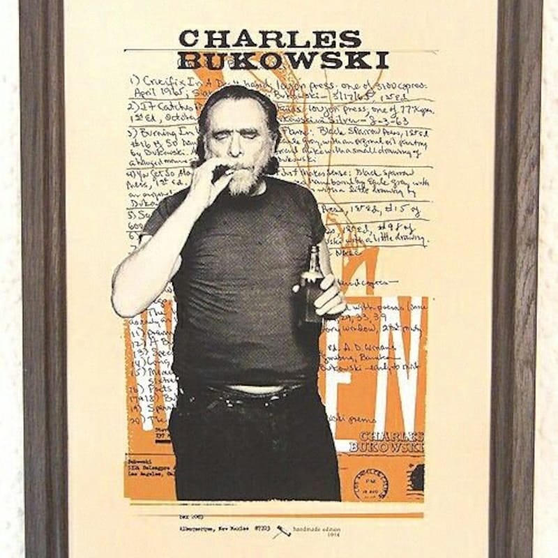 Charles Bukowski - Etsy