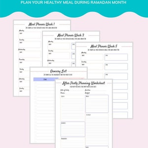 Ramadan Planner Ramadan Tracker Ramadan Journal Islamic - Etsy