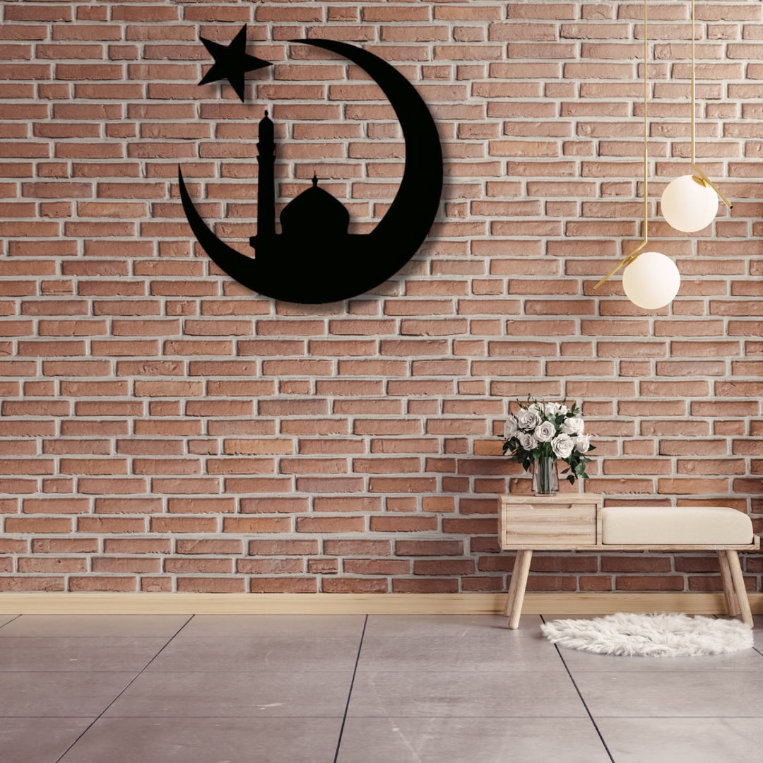 Mosque Metal Cut, Islamic Wall Art, Islamic Metal Wall Decor, Islamic ...