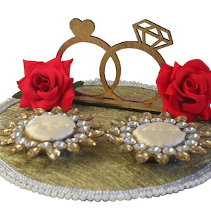 Customised Wedding Ring Platter/tray/engagement Ring Platter/holder/box ...