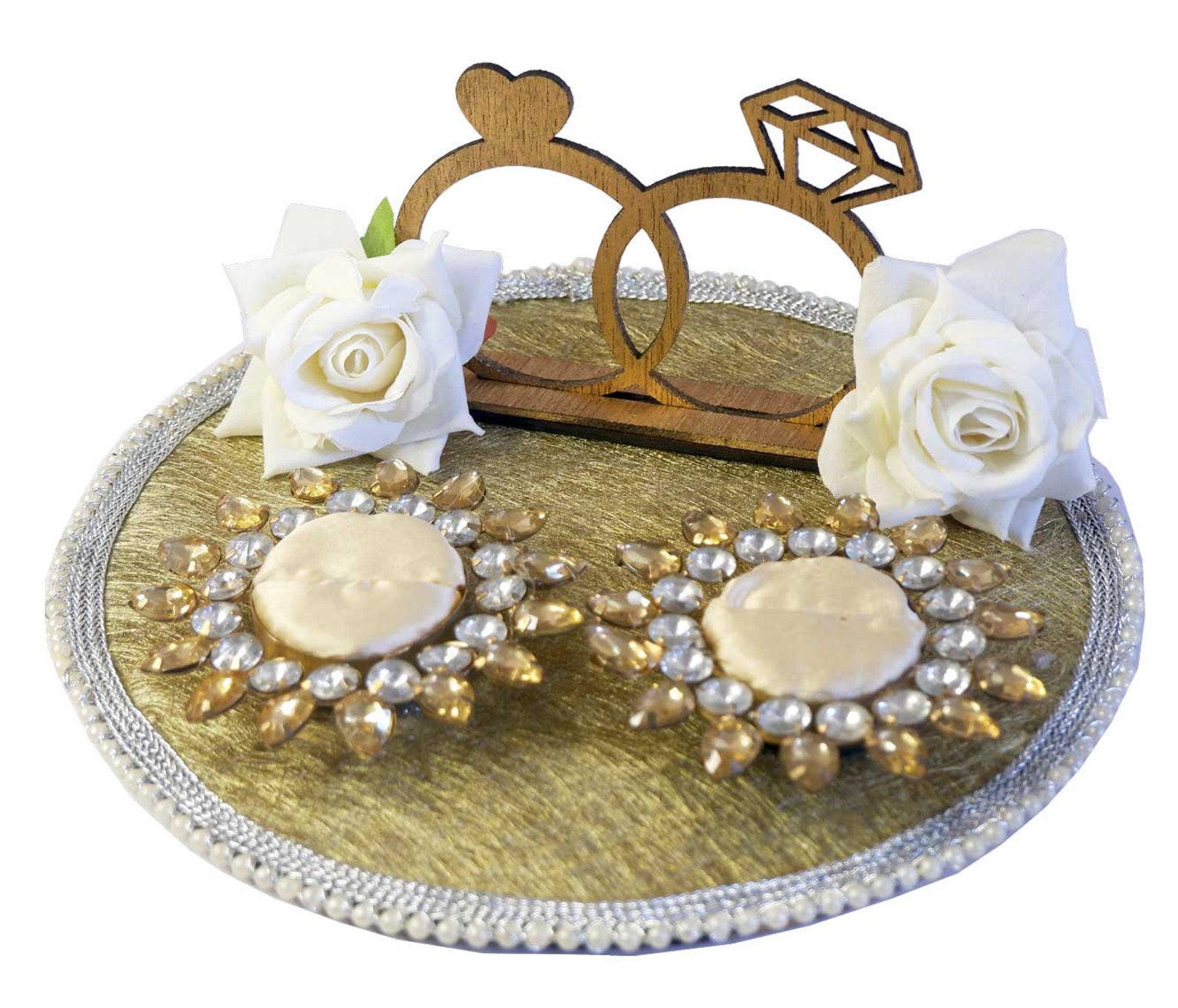 Customised Wedding Ring Platter/tray/engagement Ring Platter/holder/box ...