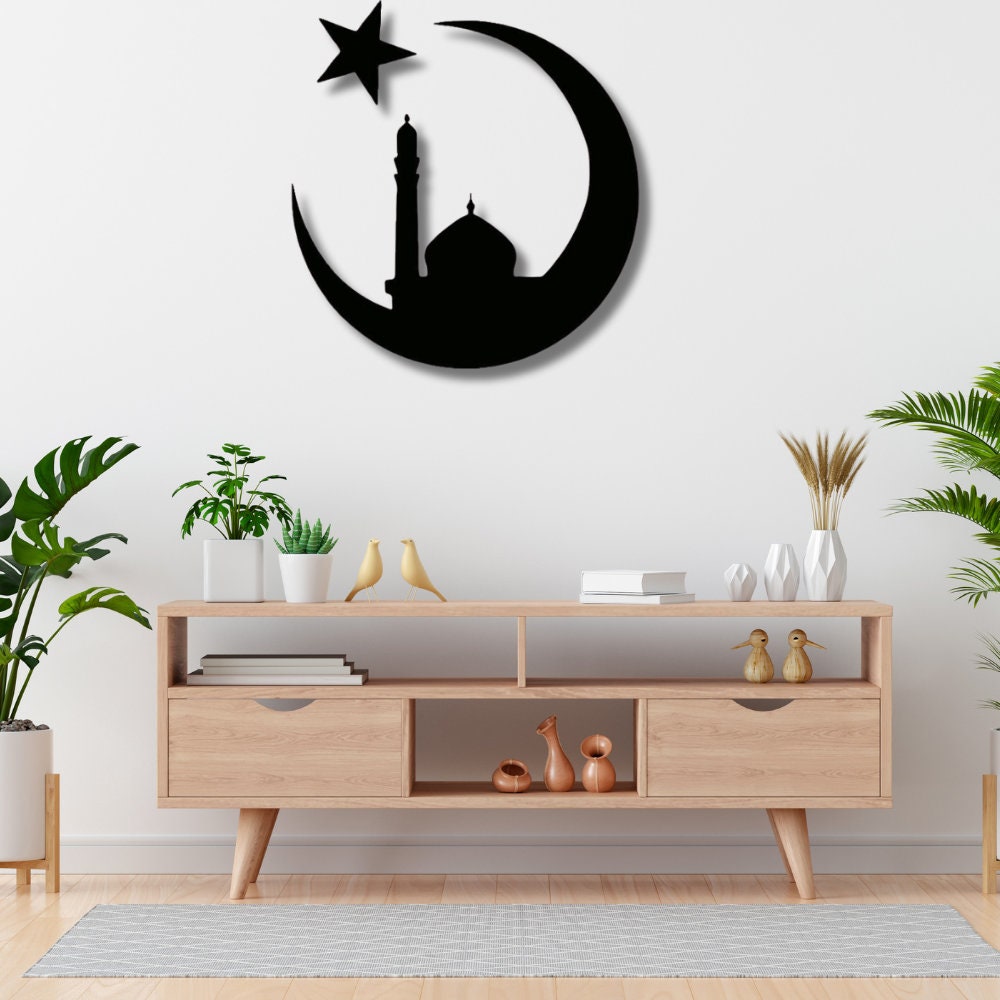 Mosque Metal Cut, Islamic Wall Art, Islamic Metal Wall Decor, Islamic ...