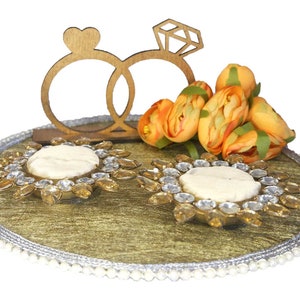 Customised Wedding Ring Platter/tray/engagement Ring Platter/holder/box ...