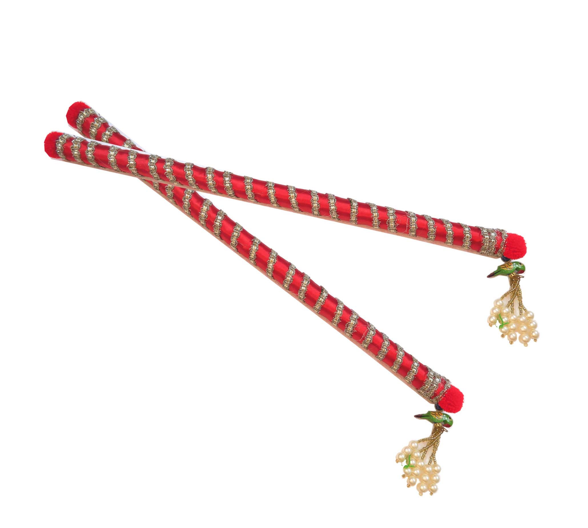 Garbha Sticks Dancing Sticks Indian Folk Dance Dandiya Fancy Sticks set ...