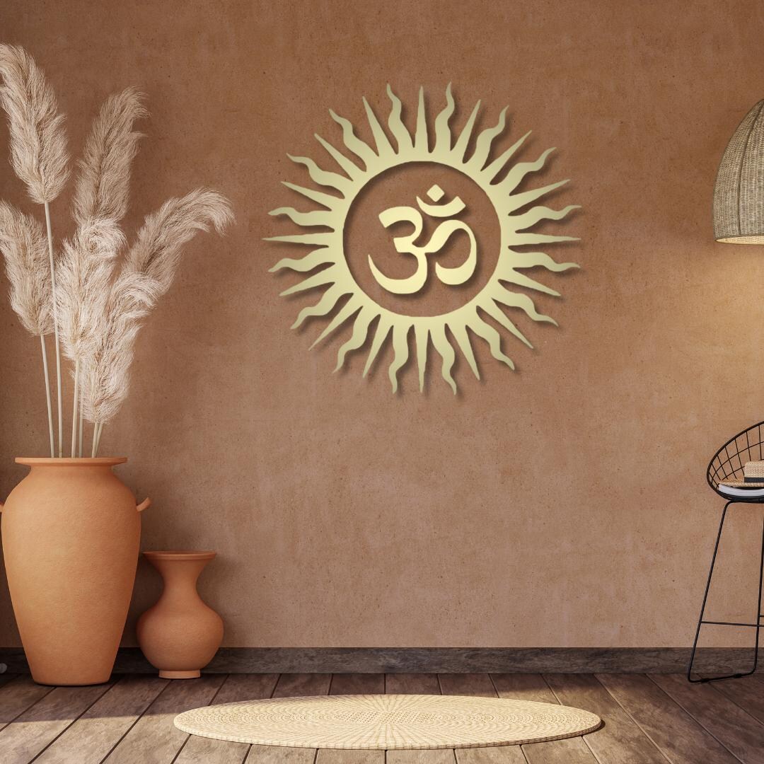 Acrylic Om Decor | Yoga Room | OM Symbol Wall Art | Yoga Studio Decor ...