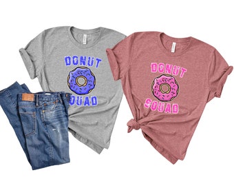 Donut Birthday Party Shirts Donut Crew Shirts Family Donut - Etsy