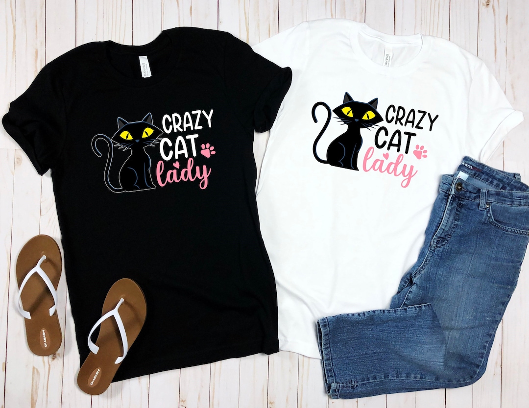 Crazy Cat Lady Shirt Cat Lady Shirt Cat Mama Shirt Funny - Etsy