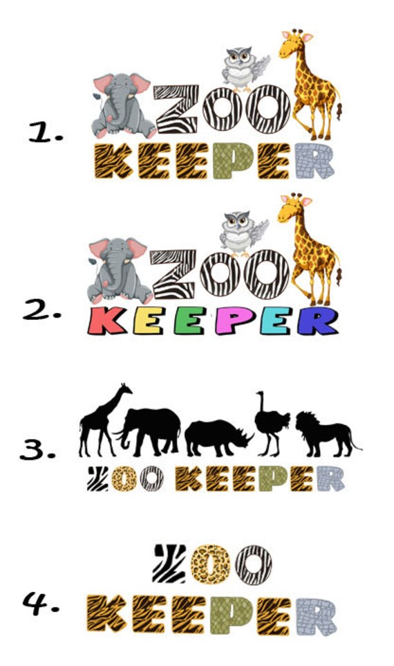 Zoo Keeper Shirt Zoo Keeper Gift Zoologist T-Shirt Zoo | Etsy