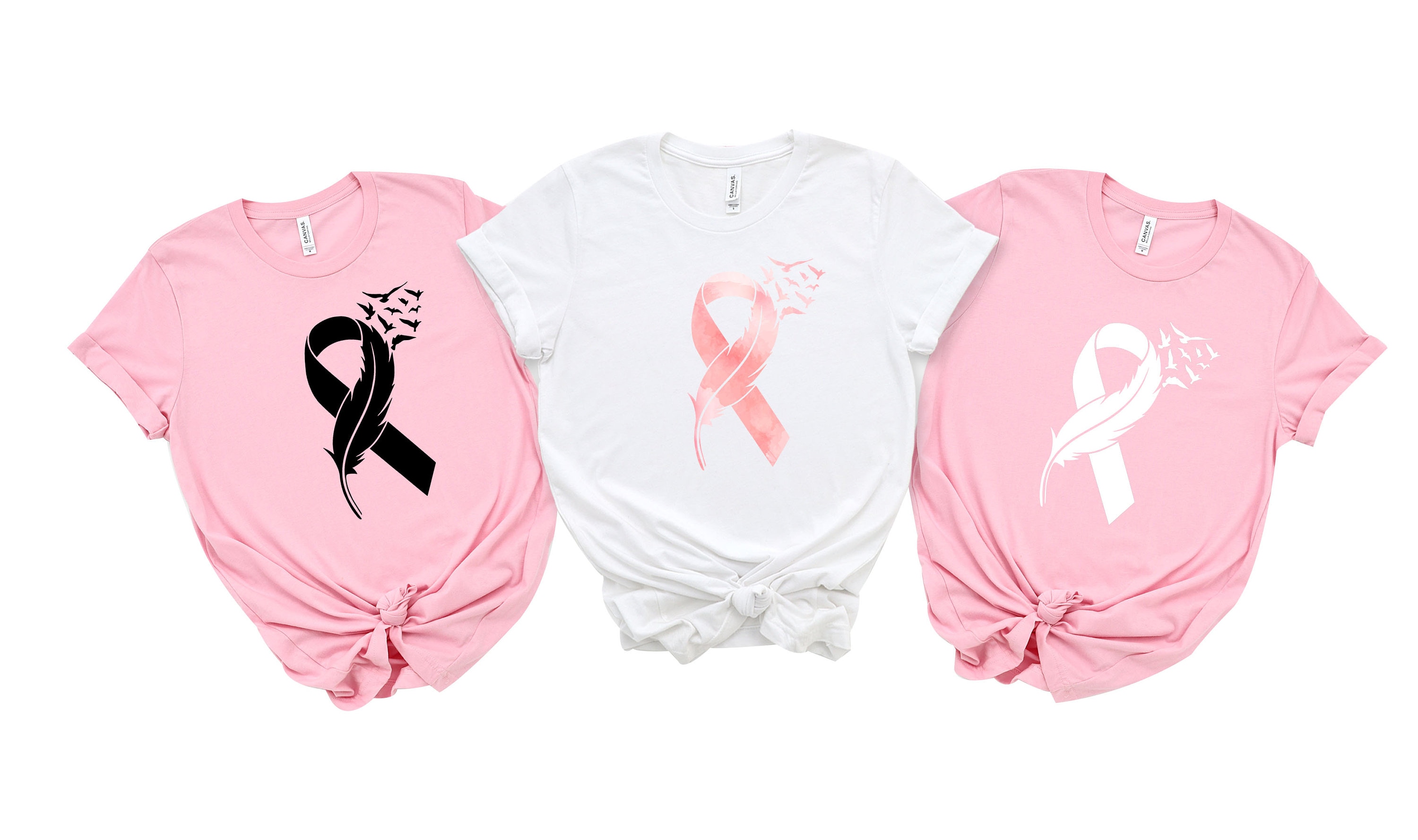 Breast Cancer Shirt Pink Ribbon Shirt Breast Cancer Etsy Uk