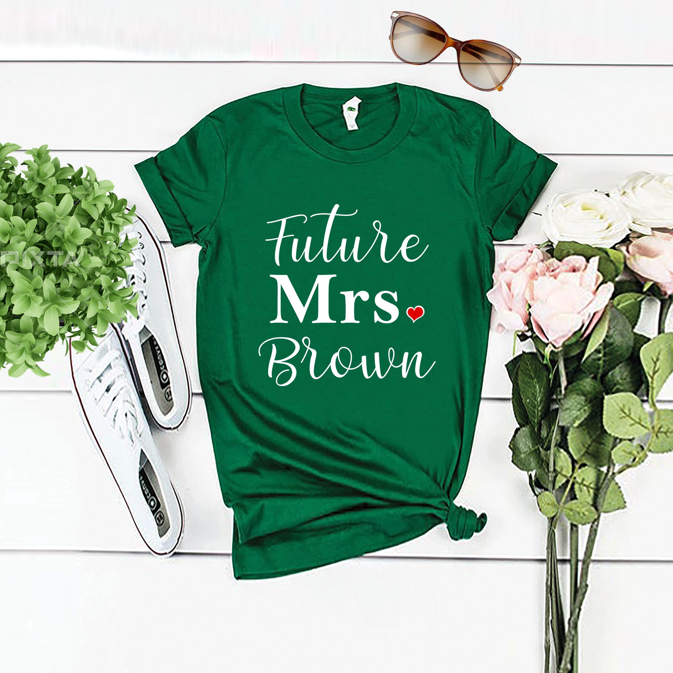 Future Mrs Shirt Custom Future Mrs Shirt Bride Etsy