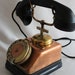 Antique Copper Bakelite Telephone Kjøbenhavns Copenhagen Aktieselskab ...