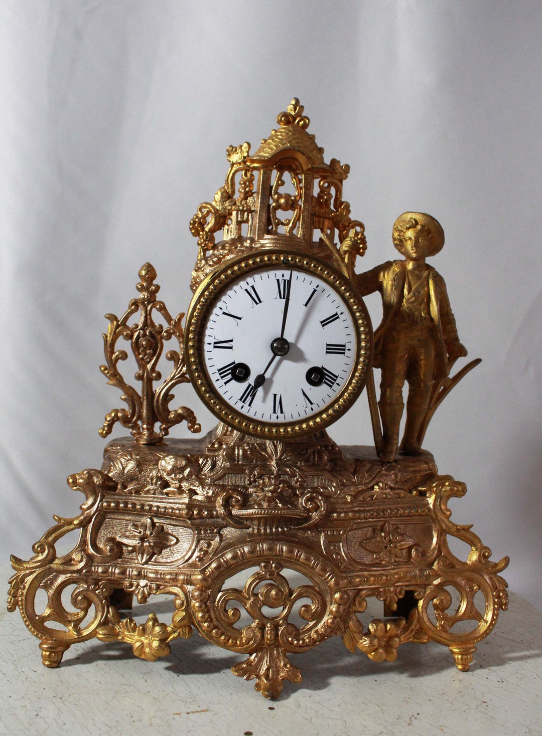 French Romantic Table Clock Movement Japy Freres - Etsy