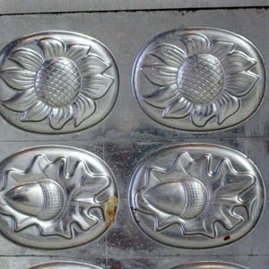 Vintage Dutch Metal Chocolat Mold Vintage 4 Shapes - Etsy
