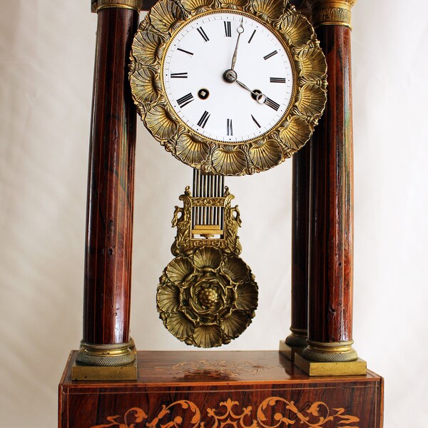 Marquetry Wall Clock - Etsy