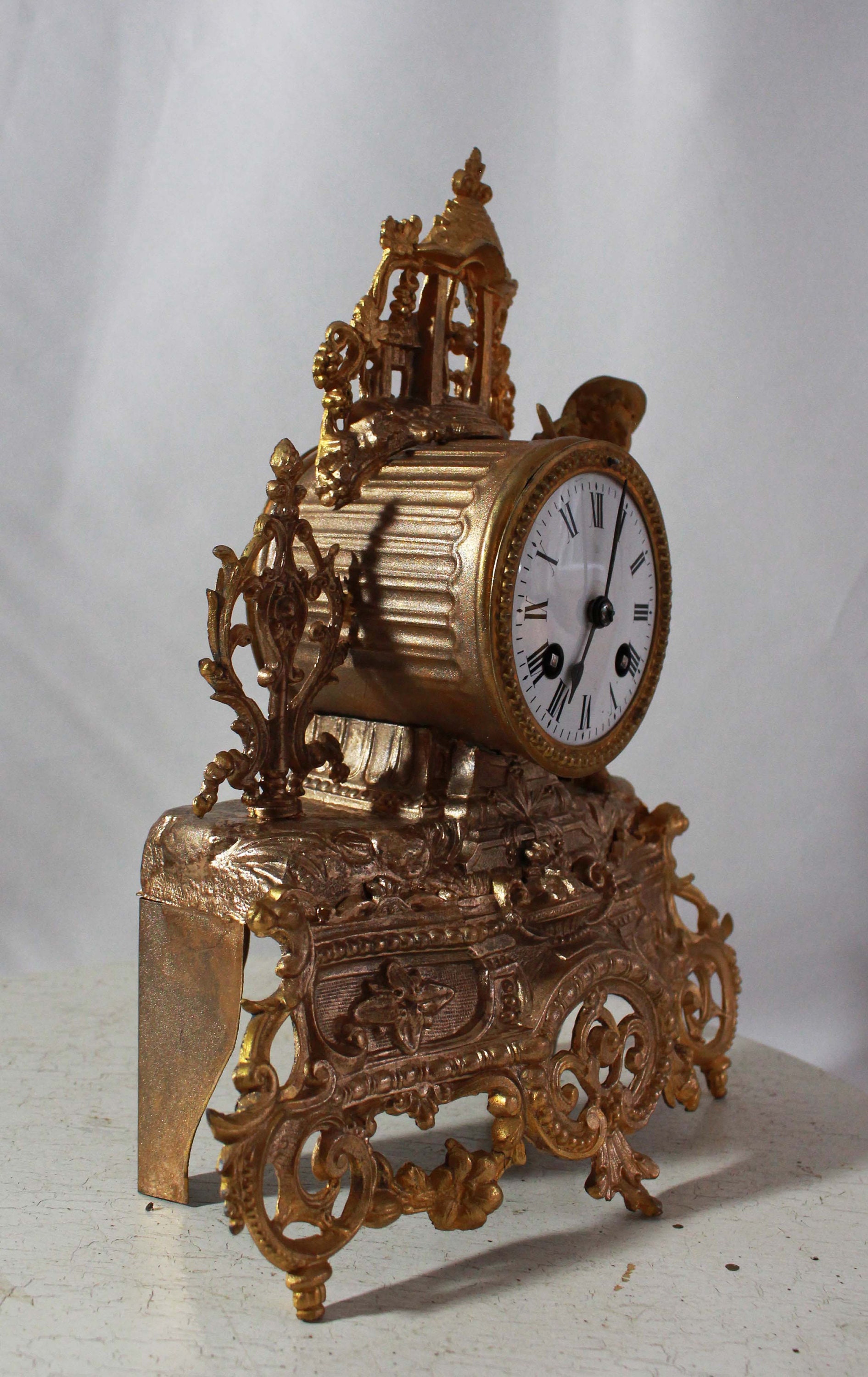 French Romantic Table Clock Movement Japy Freres - Etsy