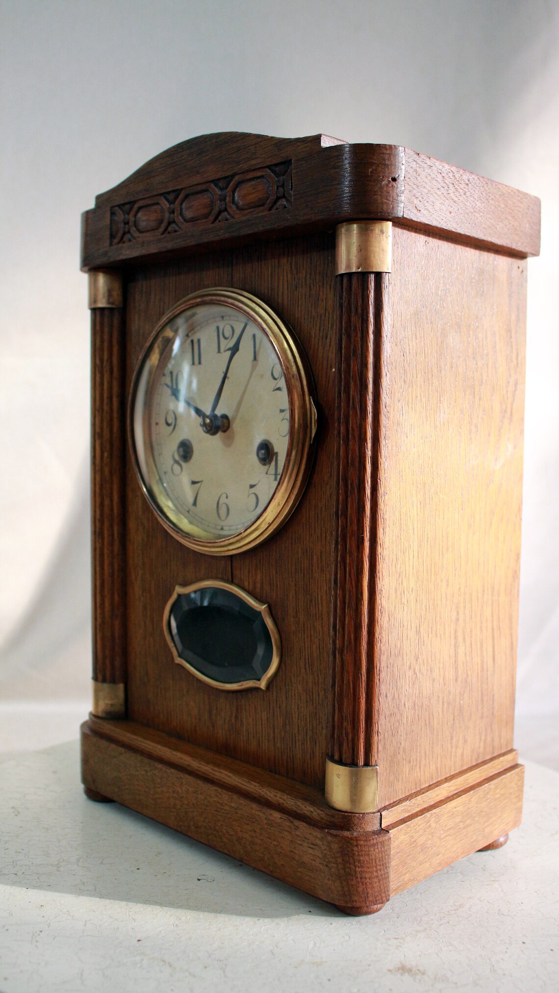 German Art Deco Crossed Arrows Table Clock 1920 / 30 - Etsy