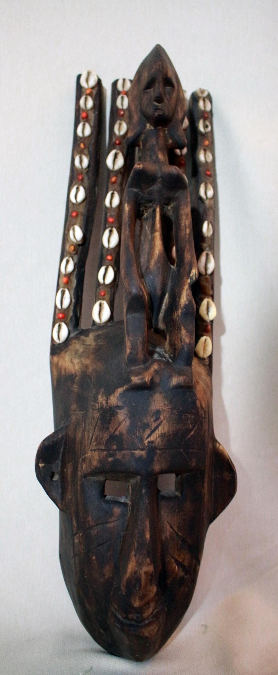 Antique African Bambara Bamana Mask Mali, Burkino Fasso Authentic ...