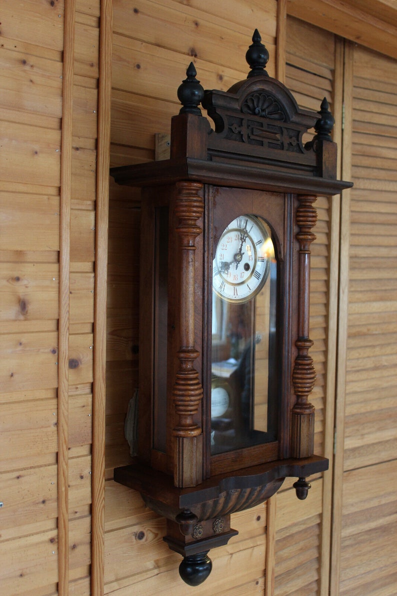 REGULATOR GERMAN Wall Clock Rich Decorated Biedemeier Vienna - Etsy