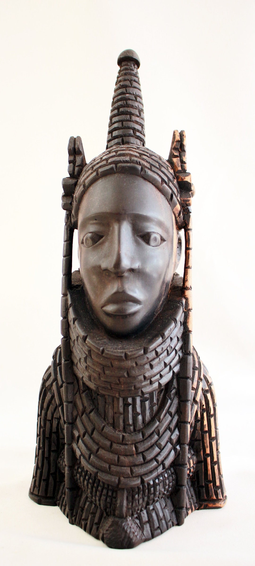 Vintage African Ebony Wood Carving Warrior - Etsy