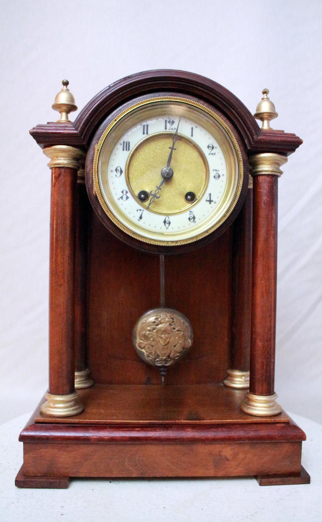 Art Nouveau Crossed Arrows Hau Table Clock Germany 1900 Portico - Etsy