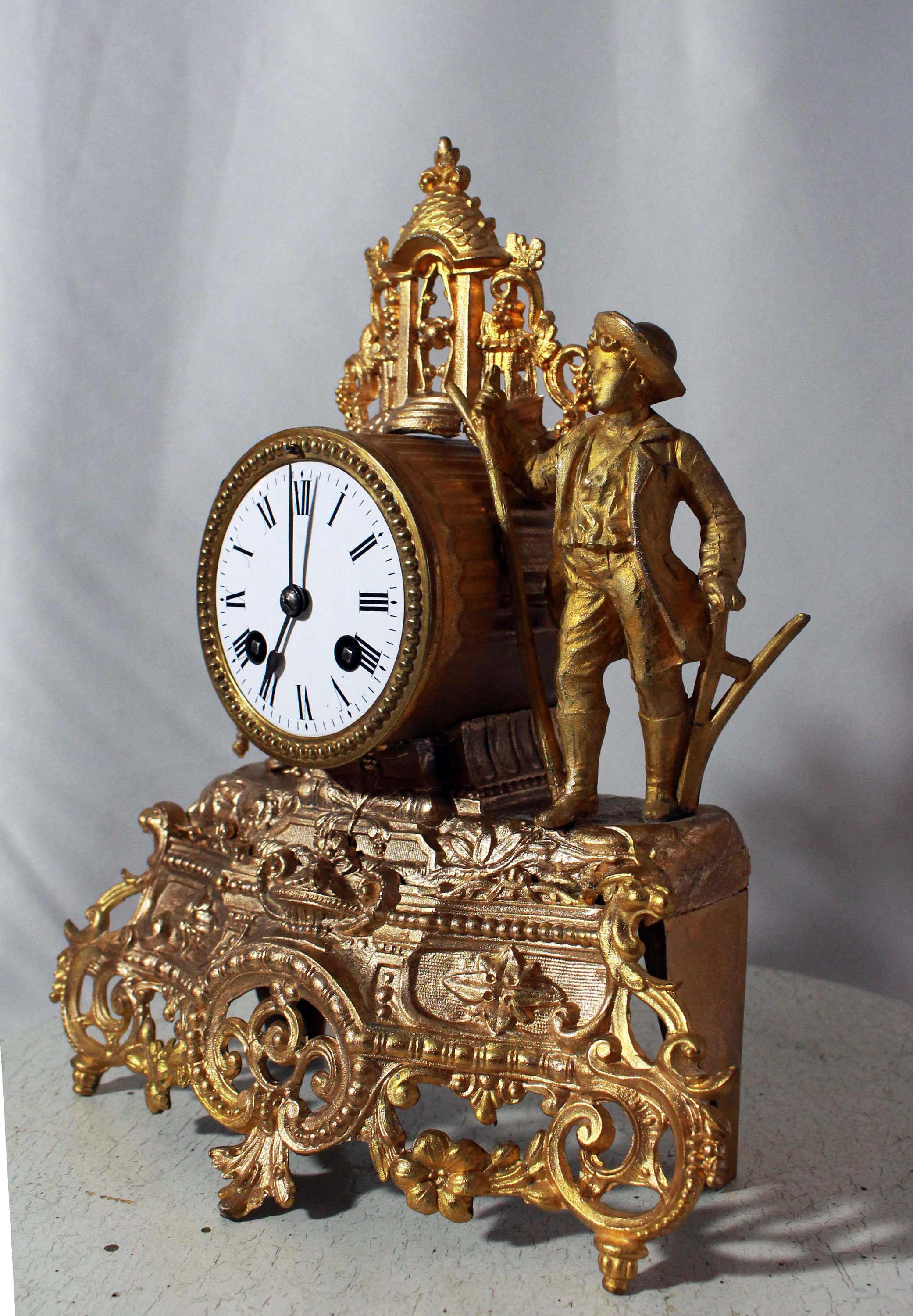 French Romantic Table Clock Movement Japy Freres - Etsy