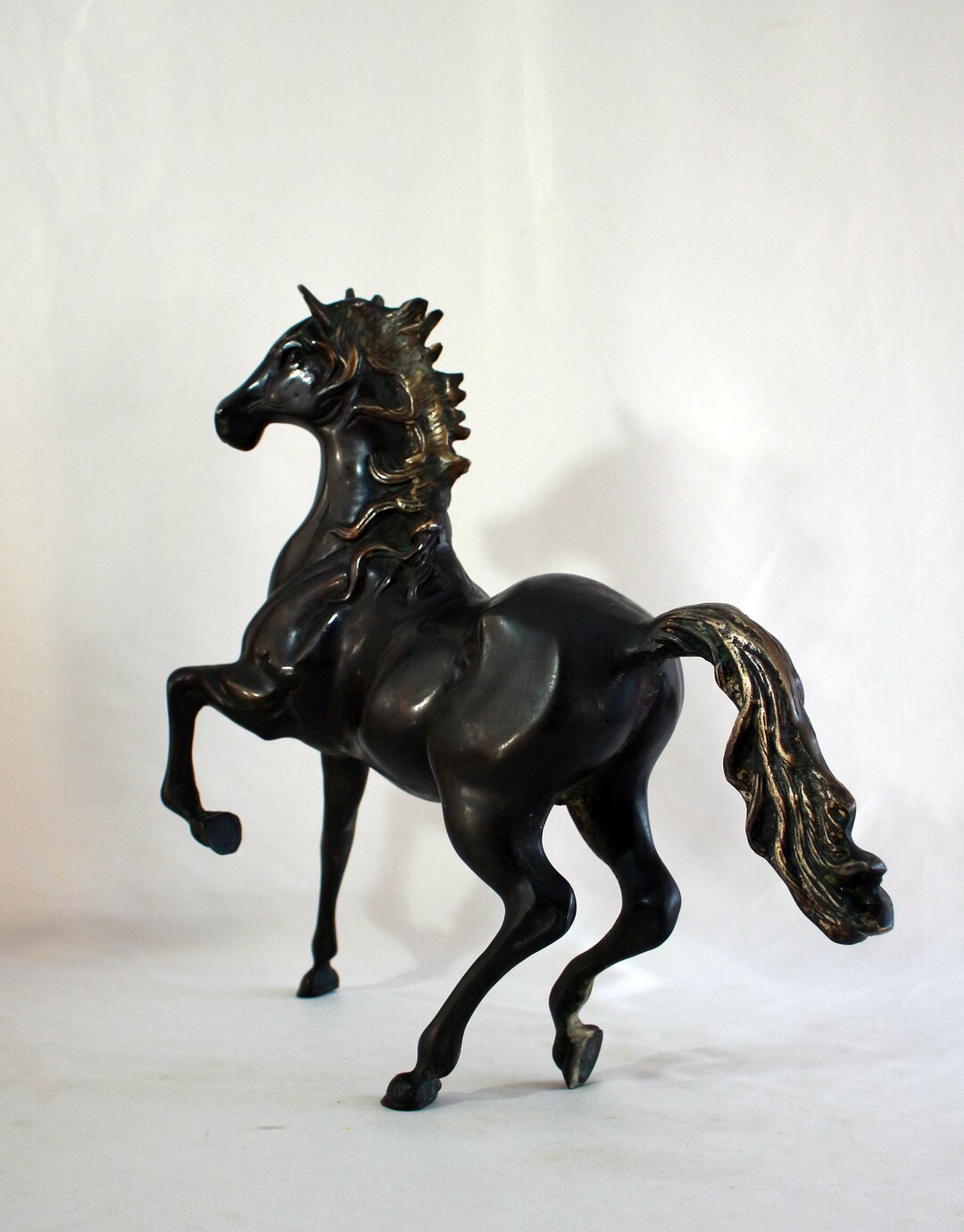 Beautiful Hughe Bronze Antique Horse Staggering Sculpture - Etsy