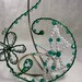 Green Floral Suncatcher, Bead and Wire Suncatcher - Etsy
