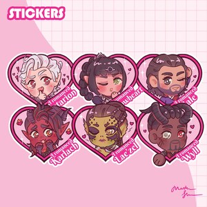 Baldur's Gate 3 Romance Badge & Sticker - Etsy